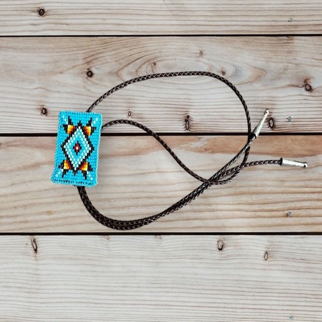 Seed Bead Bolo Tie - Etsy