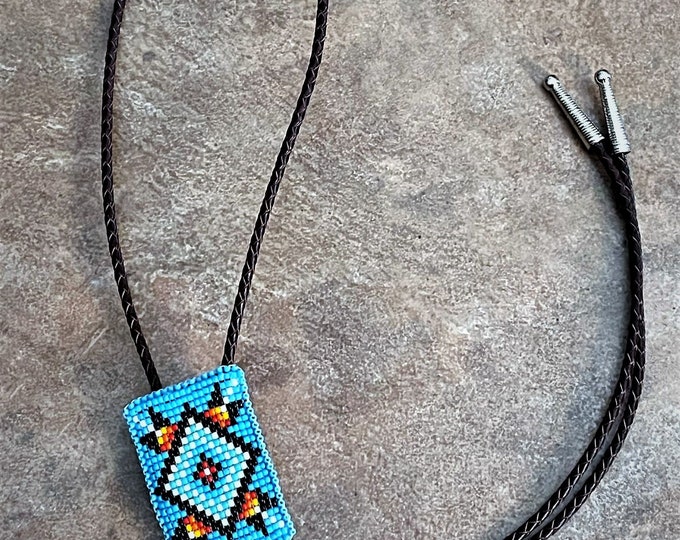 Seed Bead Bolo Tie - Etsy