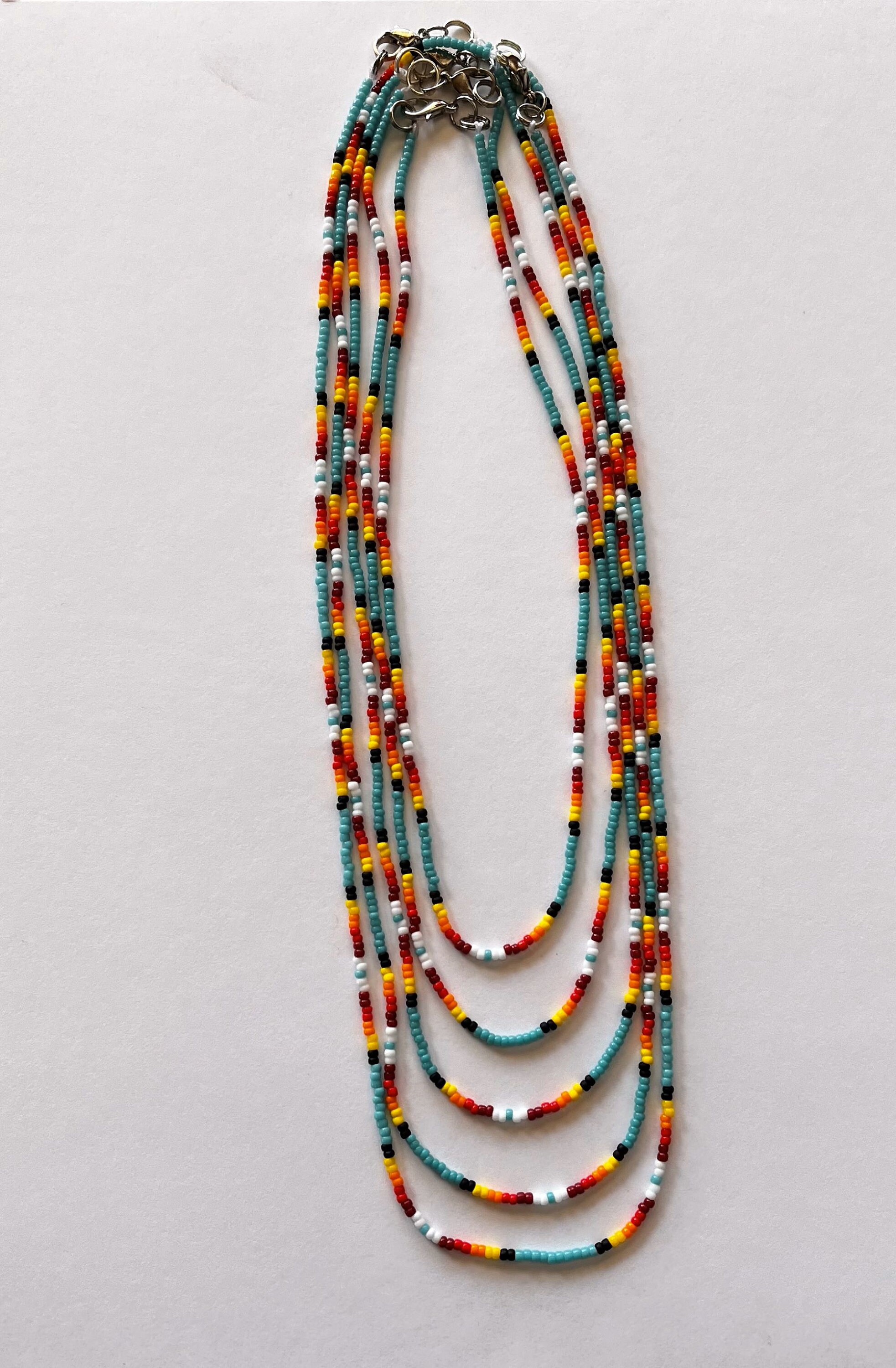 Seed Bead Necklace - Etsy