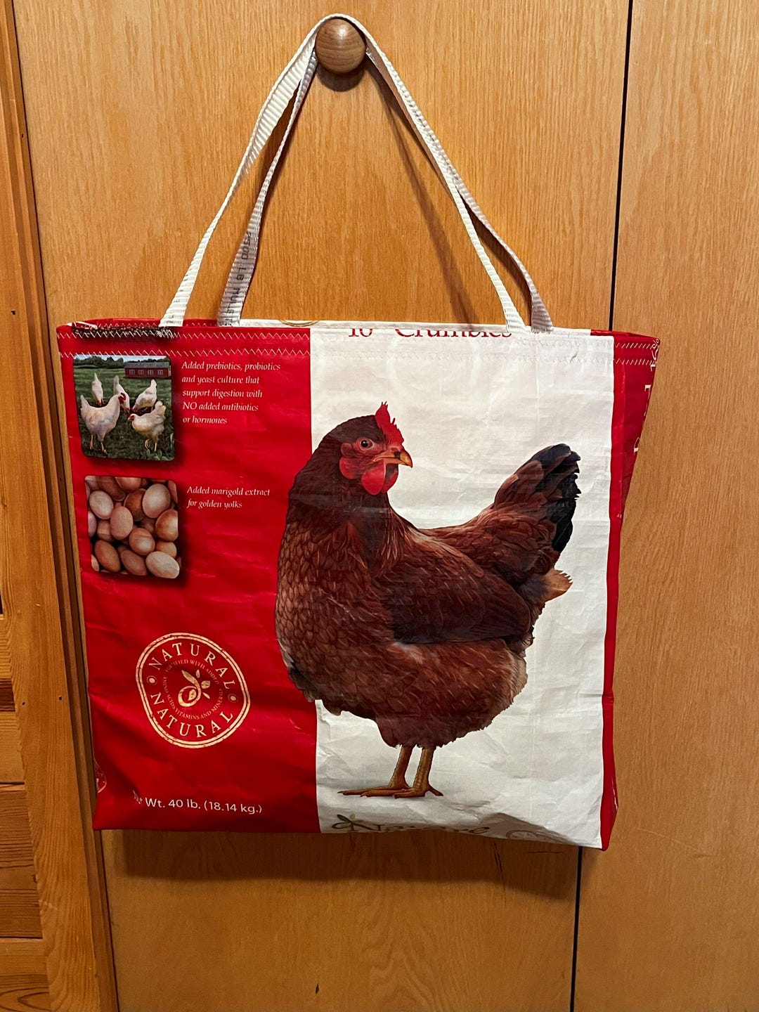 Chicken Feed Bag Tote - Etsy