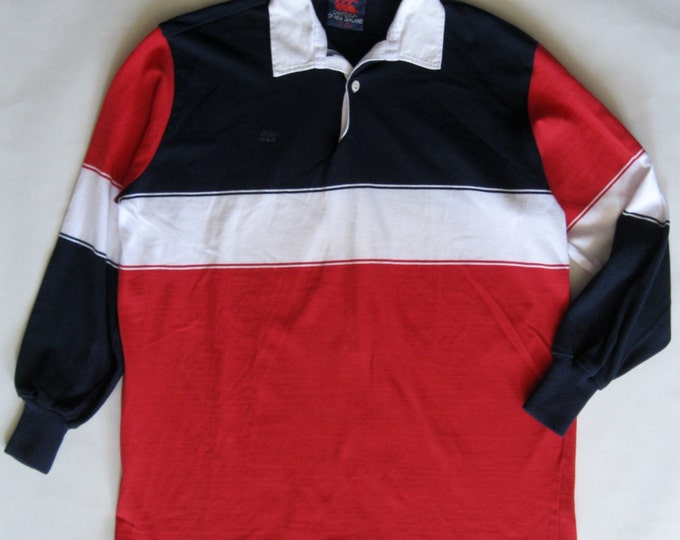 Men's Rugby Shirt, Canterbury of New Zealand, in Red, Navy Blue, and ...