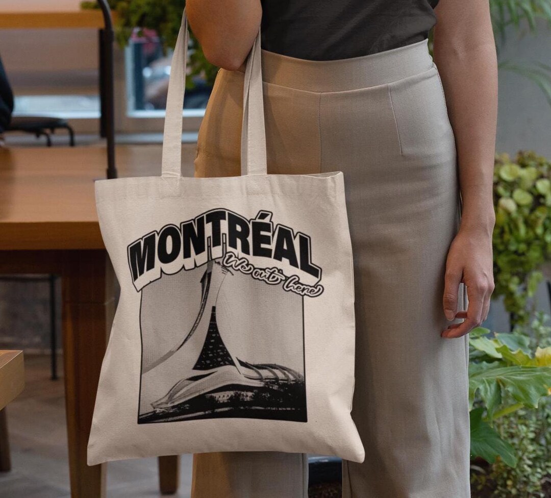 Montreal City Tote Bag, Olympic Stadium Shoulder Bag, Olympic Park Tote ...