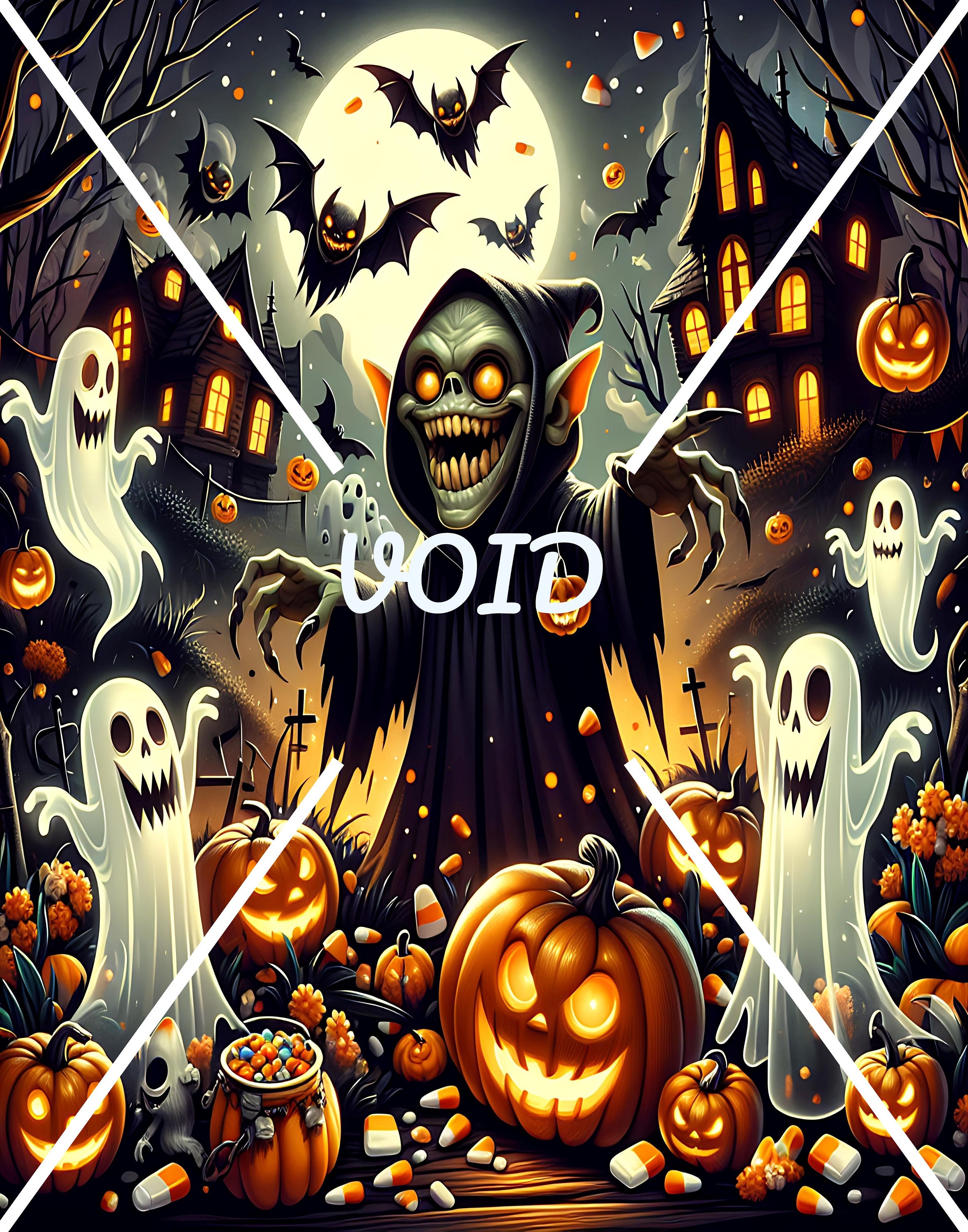Halloween Digital Files Art - Etsy