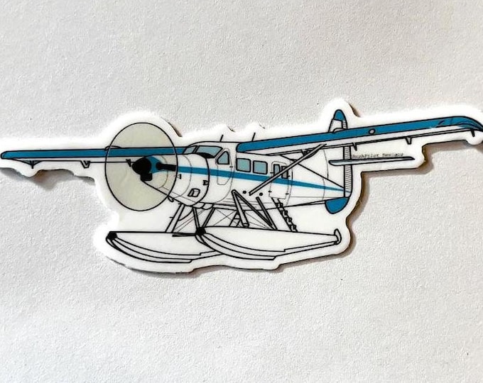 DHC-3 Turbine Otter Float Plane Sticker | Alaska Float Plane Pilot ...