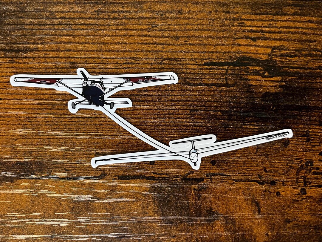 Glider Tow Cessna 182 Blanik L-23 Sticker, Pilot Sticker, Gift for ...