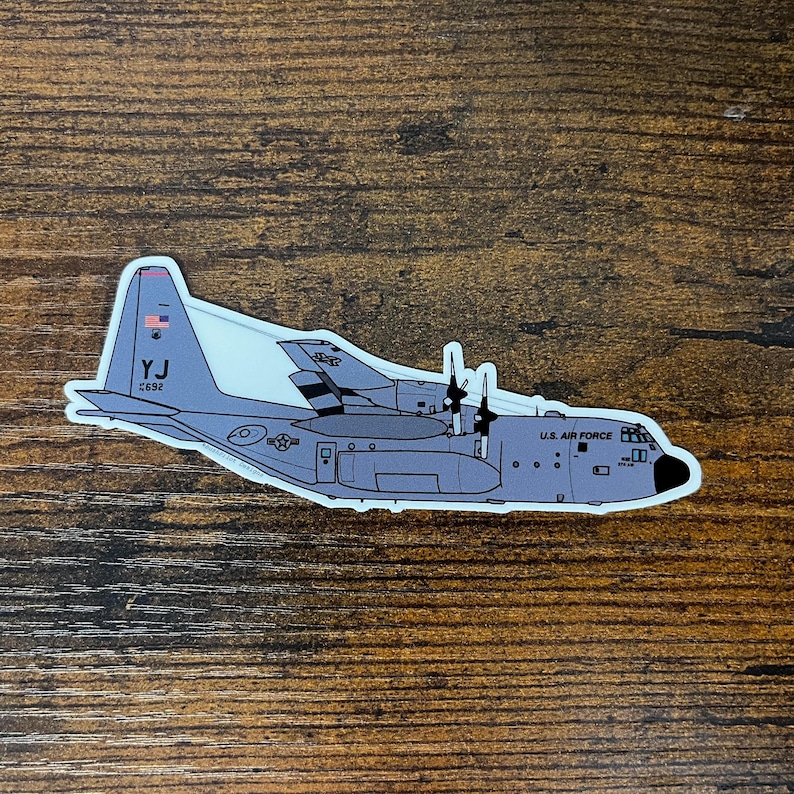 C-130 Airplane Sticker | MC-130J Commando Sticker | HC-130J Combat King ...