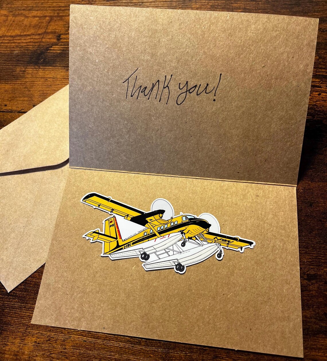 Twin Otter Airplane Sticker, 4X2.7 Inch DHC-6 Sticker Vinyl Sticker ...