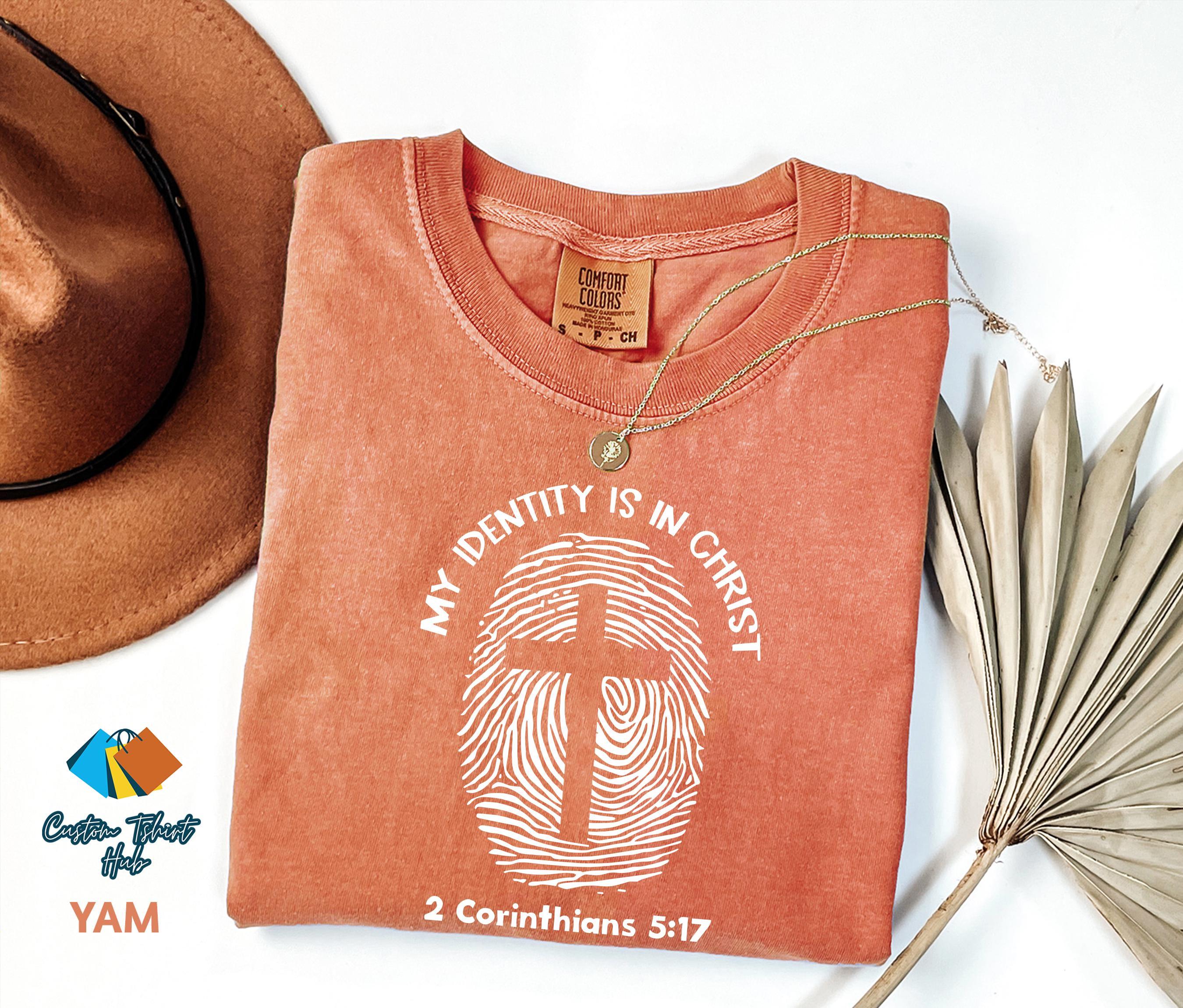 Comfort Colors® My Identity is in Christ Shirt, Jesus Christian Gifts ...