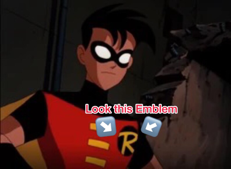 Tim Drake Robin Emblem (the New Batman Adventures Series 1997) - Etsy