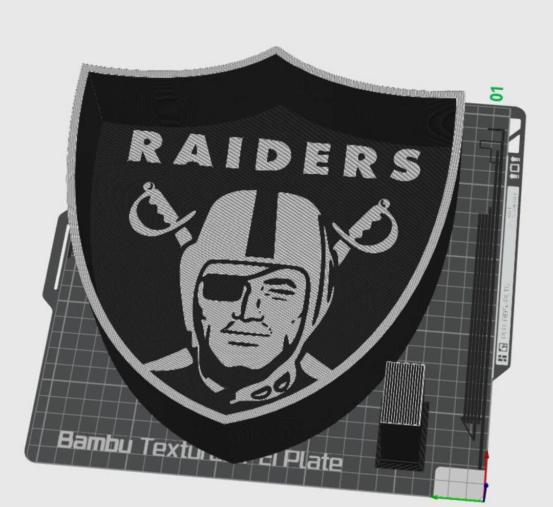 3d-printed Raiders Bowl Unique Fan-made Design - Etsy