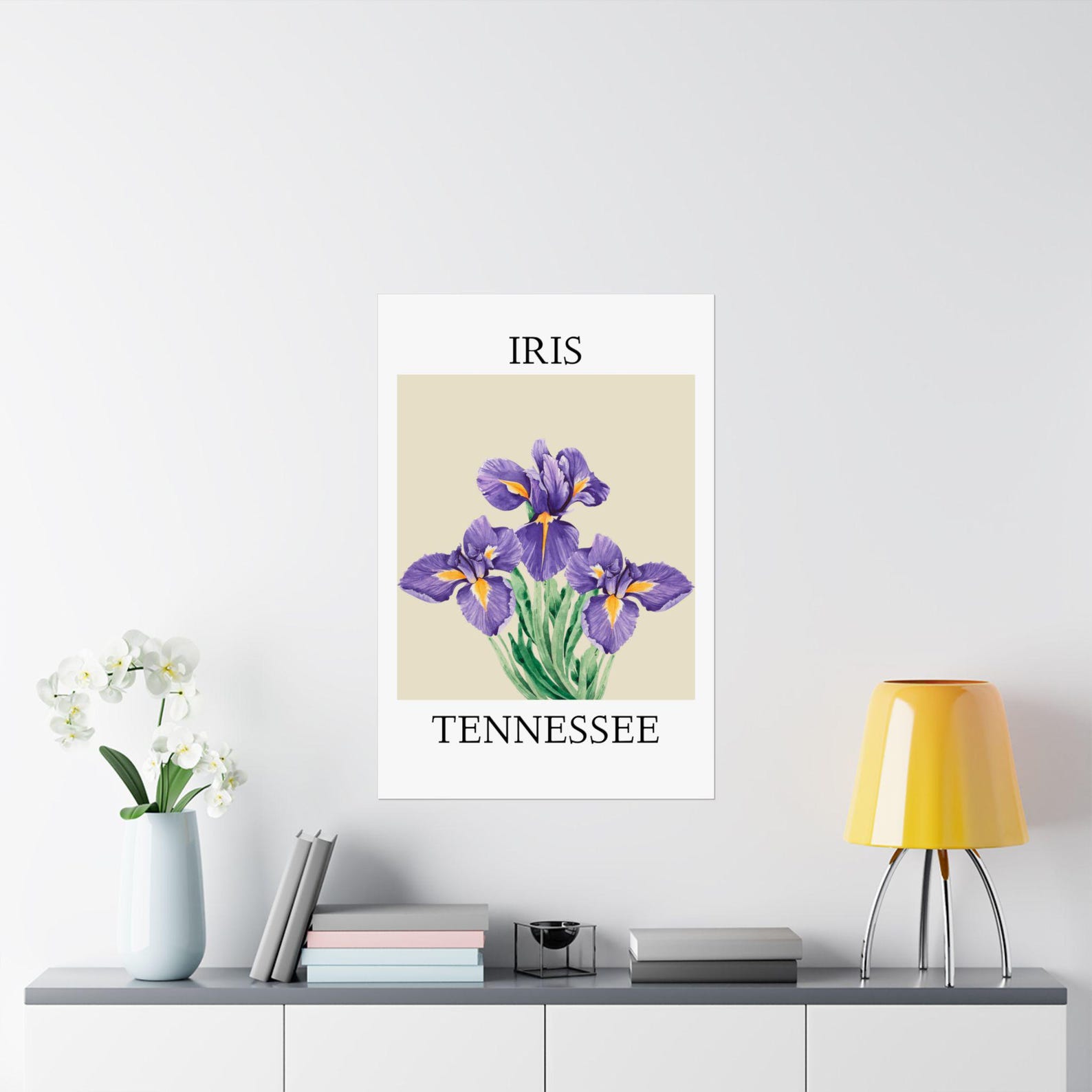 Tennessee State Flower Poster – Botanical State Flower Illustration - Etsy