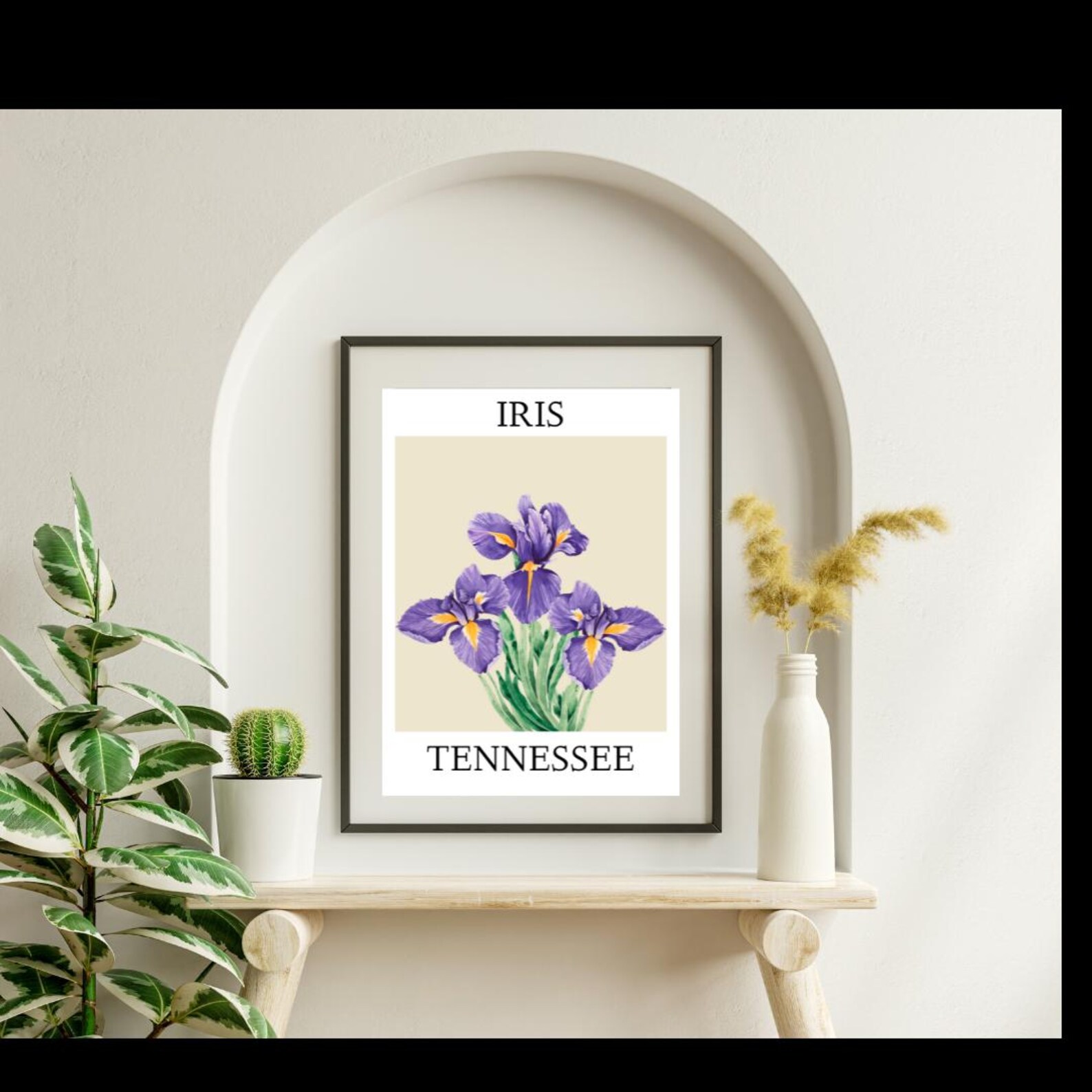 Tennessee State Flower Poster – Botanical State Flower Illustration - Etsy