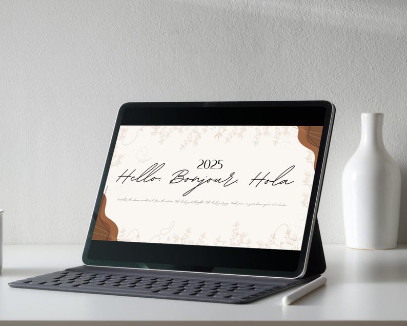 Monthly Desktop Wallpaper Bundle Cute Floral Desktop Wallpaper: January ...