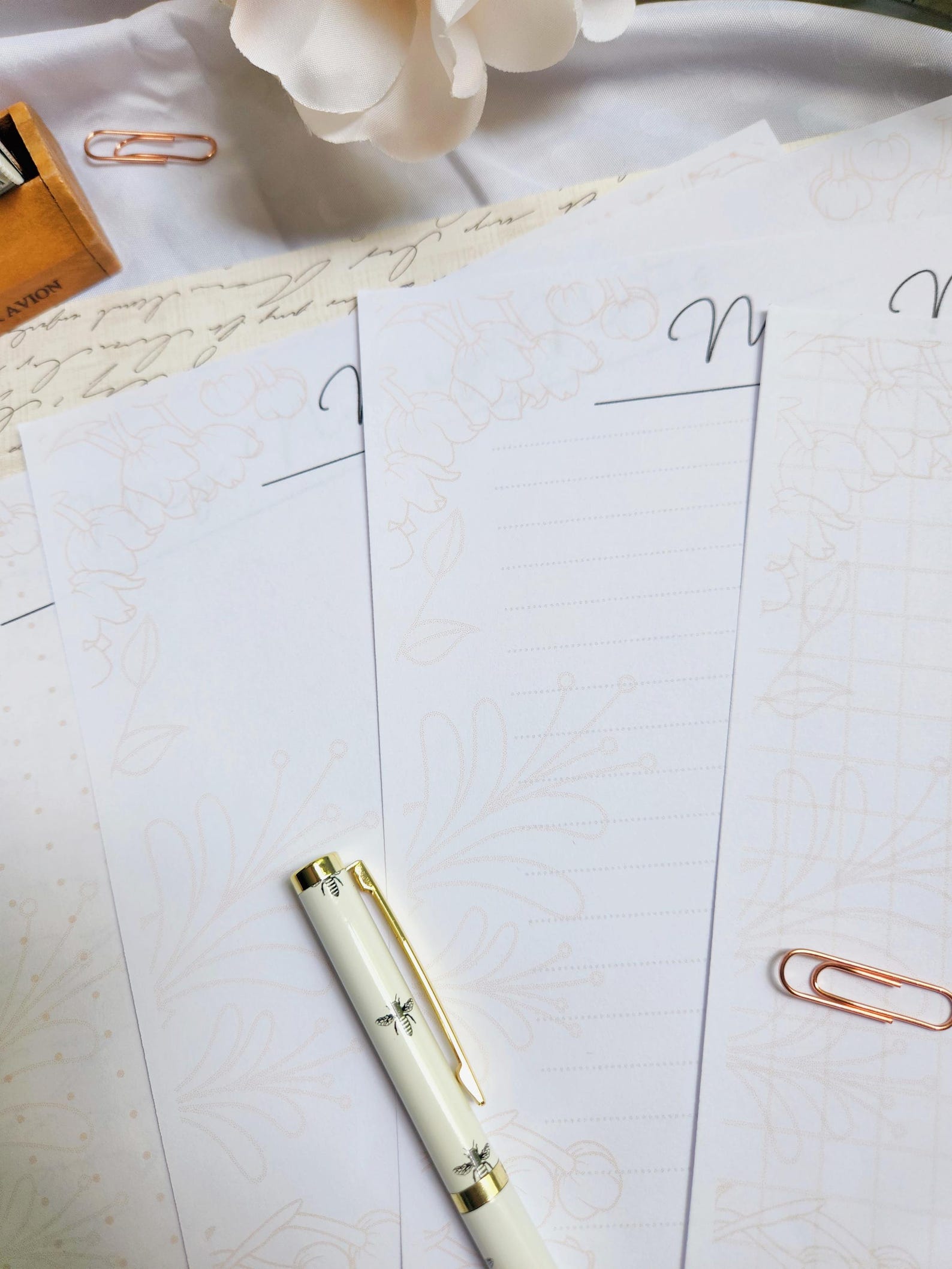 Digital Note Page| Printable Note Page| Dot Grid Note Page| Blank Note ...