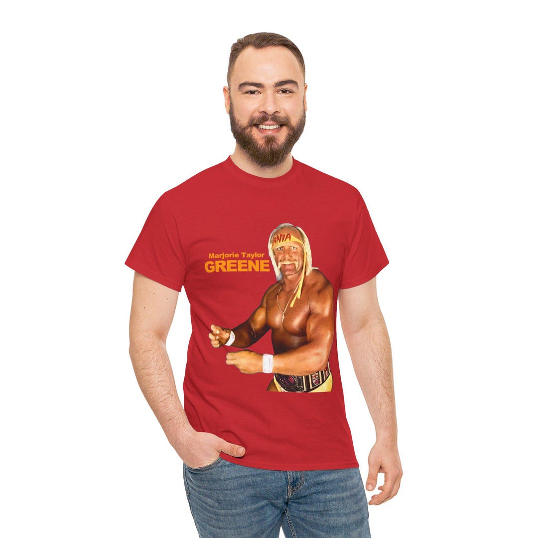 HULK HOGAN / Marjorie Taylor Greene T-shirt Limited Edition HULKAMANIA ...