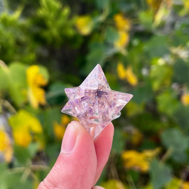 7 Chakra Merkaba Star Set Orgone Healing Sacred Geometry Meditation ...