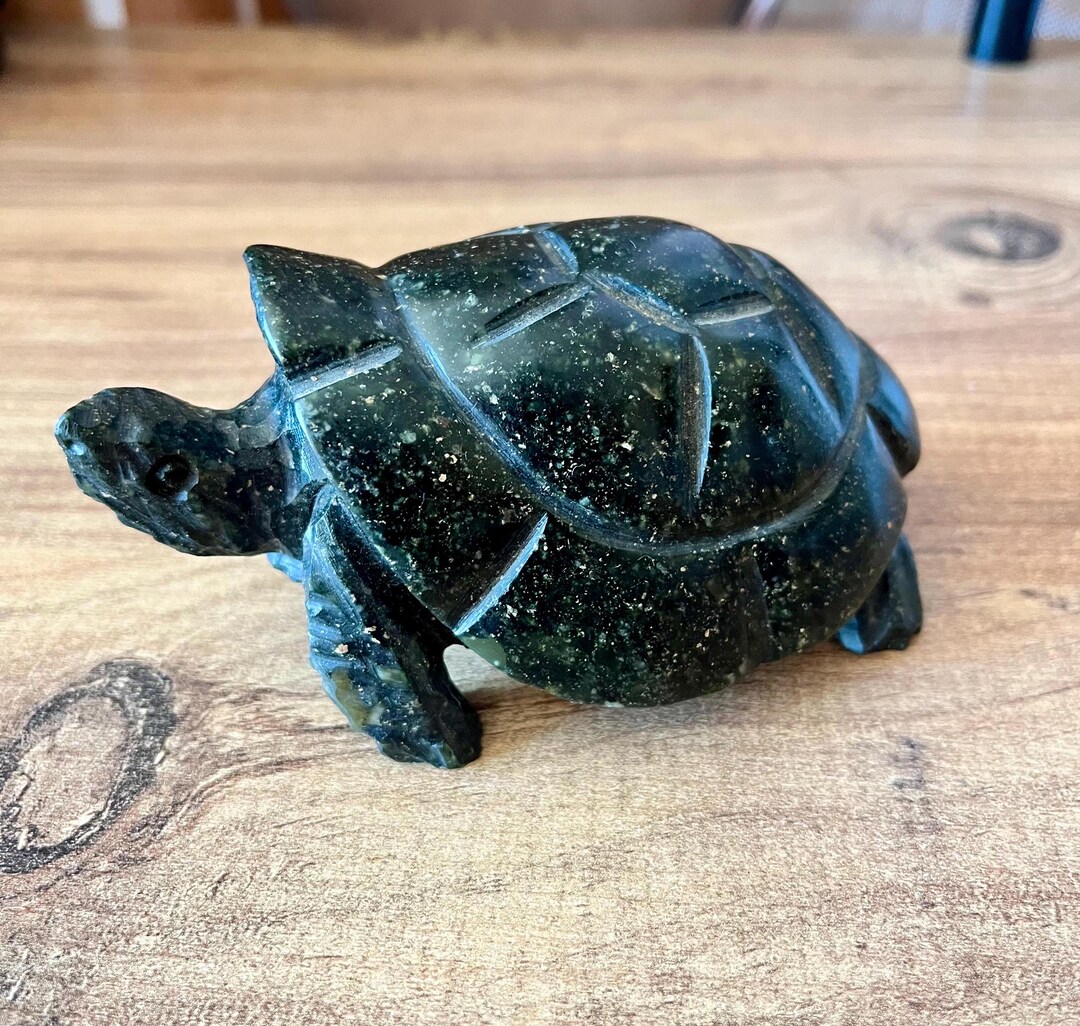 Perfect Hand Carved Green Verdite Crystal Turtle Sculpture - Etsy