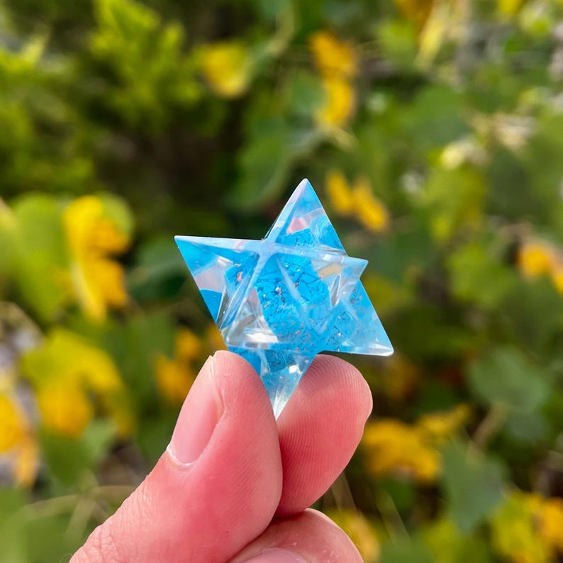 7 Chakra Merkaba Star Set Orgone Healing Sacred Geometry Meditation ...