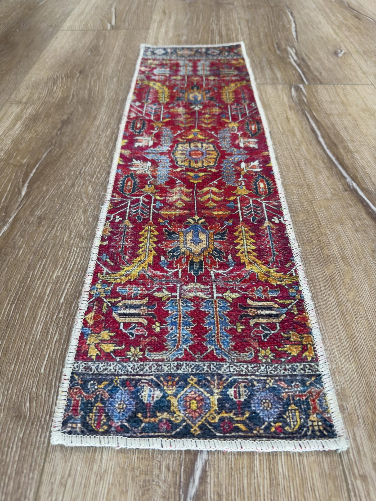 Custom Size Stair Runner Rug - Gabbeh Stair Treads Non Slip - Floral ...