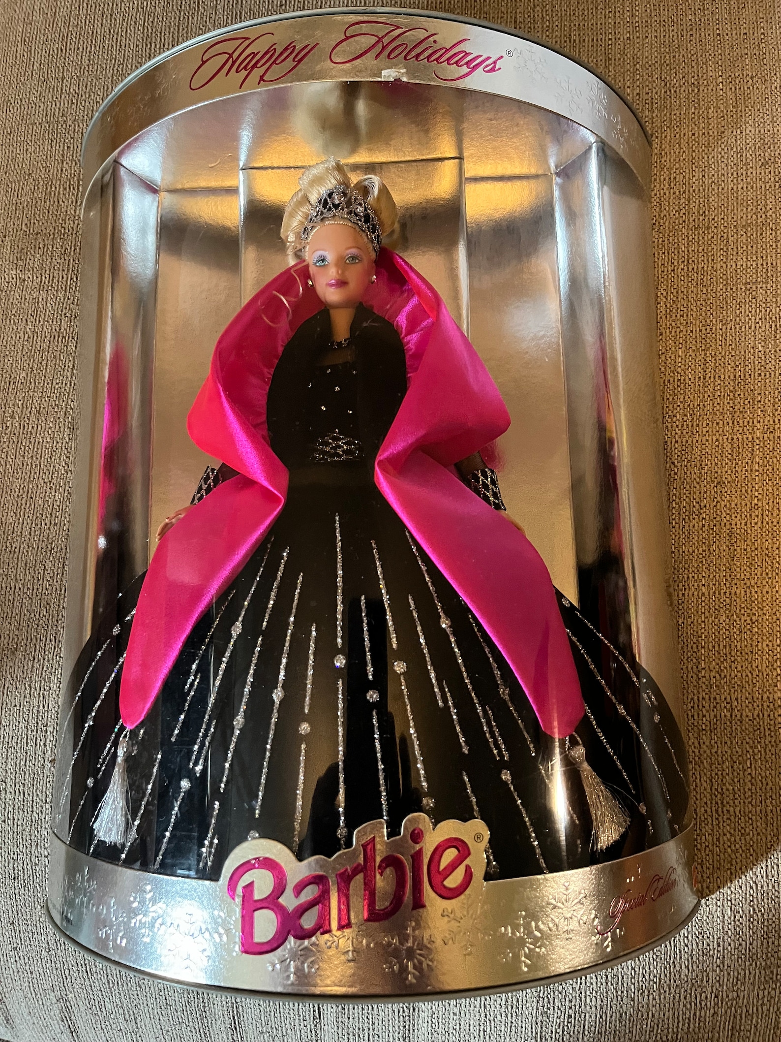 Rare Barbie Doll, Happy Holidays Barbie 1998, Special Edition Barbie ...
