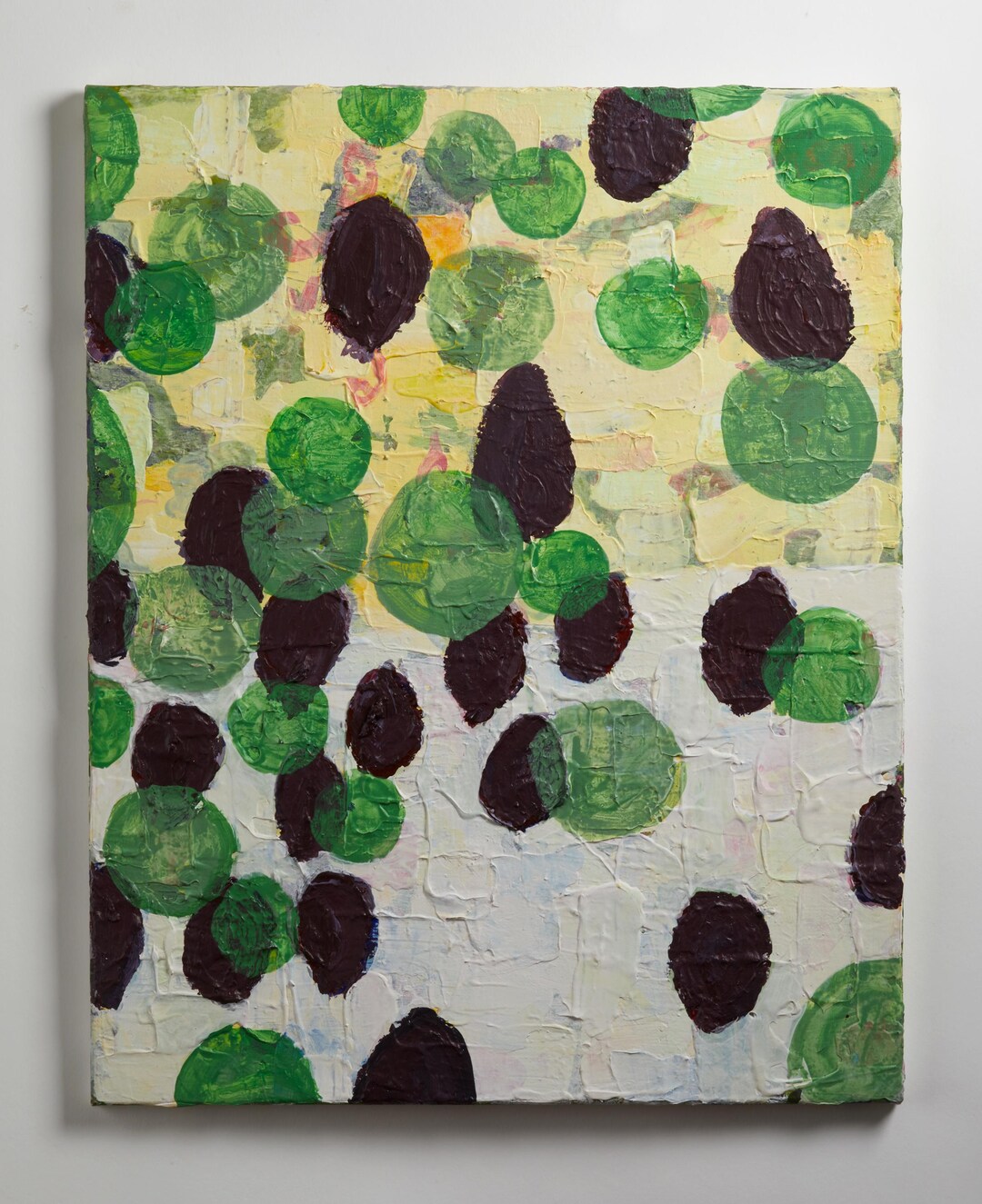 Allium, Original Artwork, Acrylic Canvas Painting, Art Decor, Abstract ...