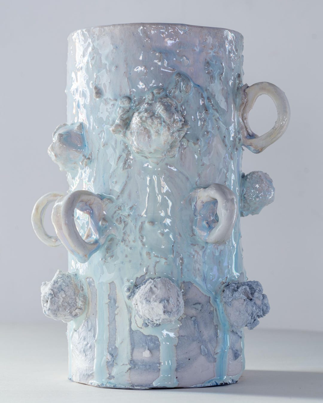 Vase II, Original Artwork, Glazed Porcelain, Art Decor, Abstract, Color ...