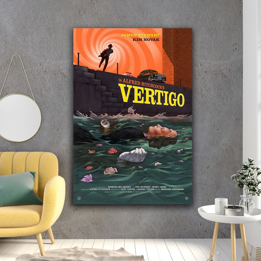 Vertigo Movie Posters From 1958 High Quality Printing Horror Wall ...