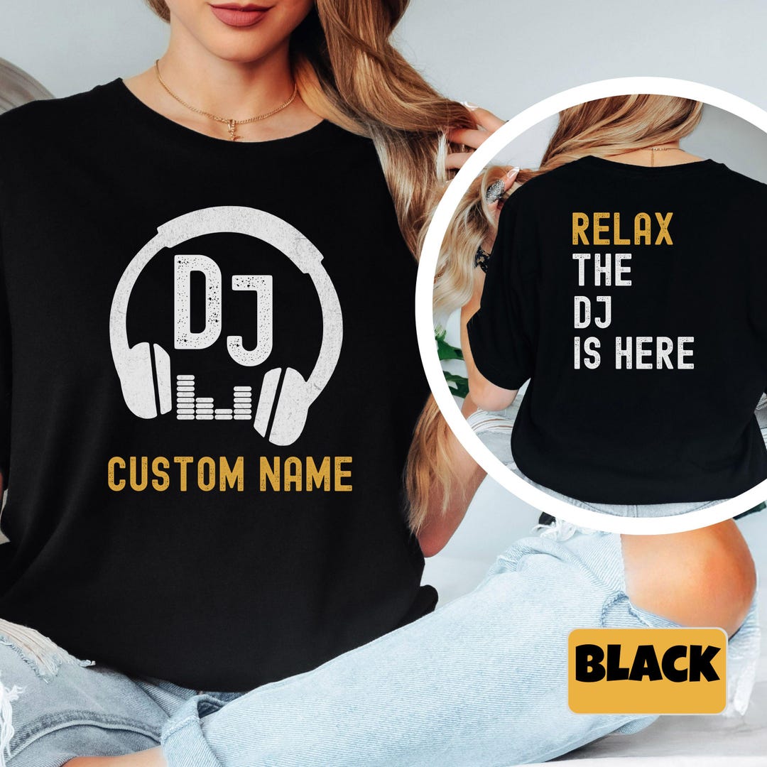 Funny Custom DJ Shirt, Gag Gift for Coworker, Personalized Professional ...