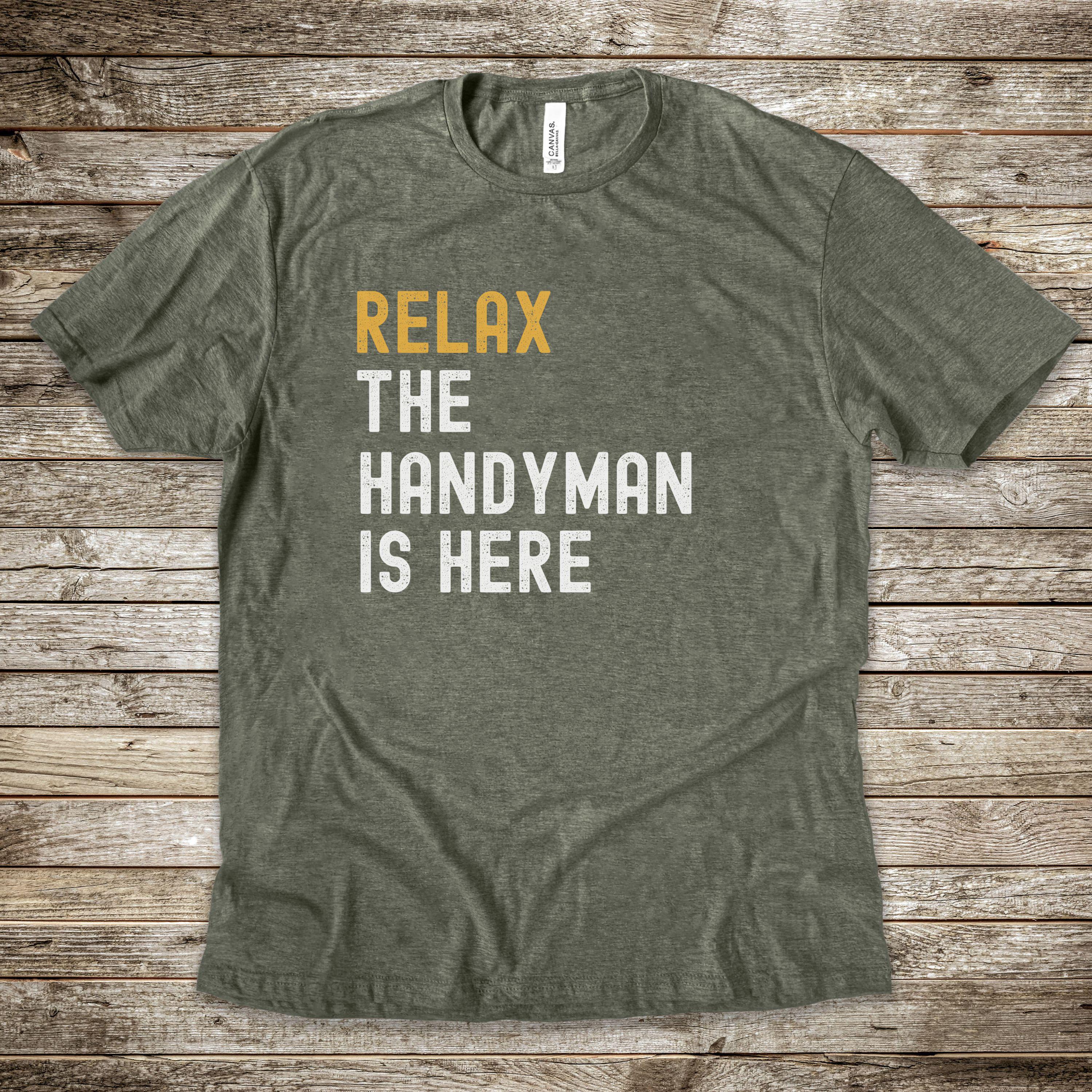 Funny Handyman Shirt, Handyman Gifts, Handy Man Gift T-shirt, Dad Joke ...