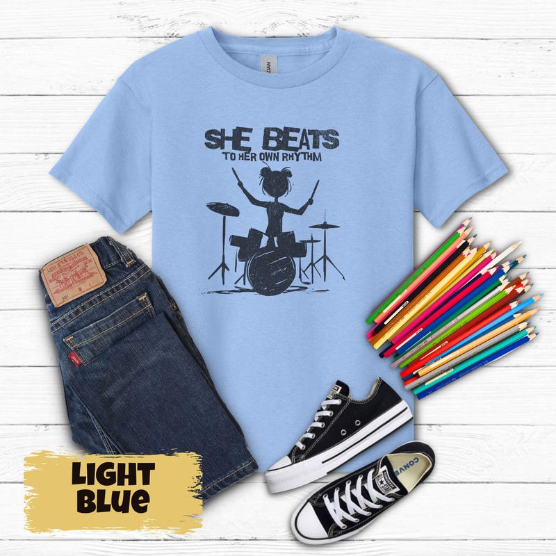 Drummer Shirt Kids - Etsy