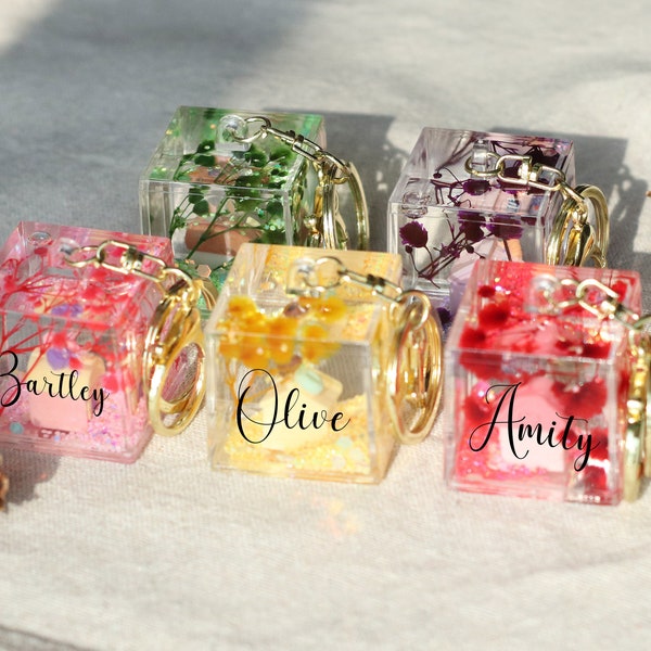 Liquid Keychain - Etsy