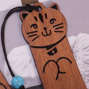 Custom Cat Bookmark Gifts,engraved Cat Bookmarks,gift for Book Lover ...