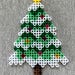 Christmas Tree Perler Bead Magnet - Etsy