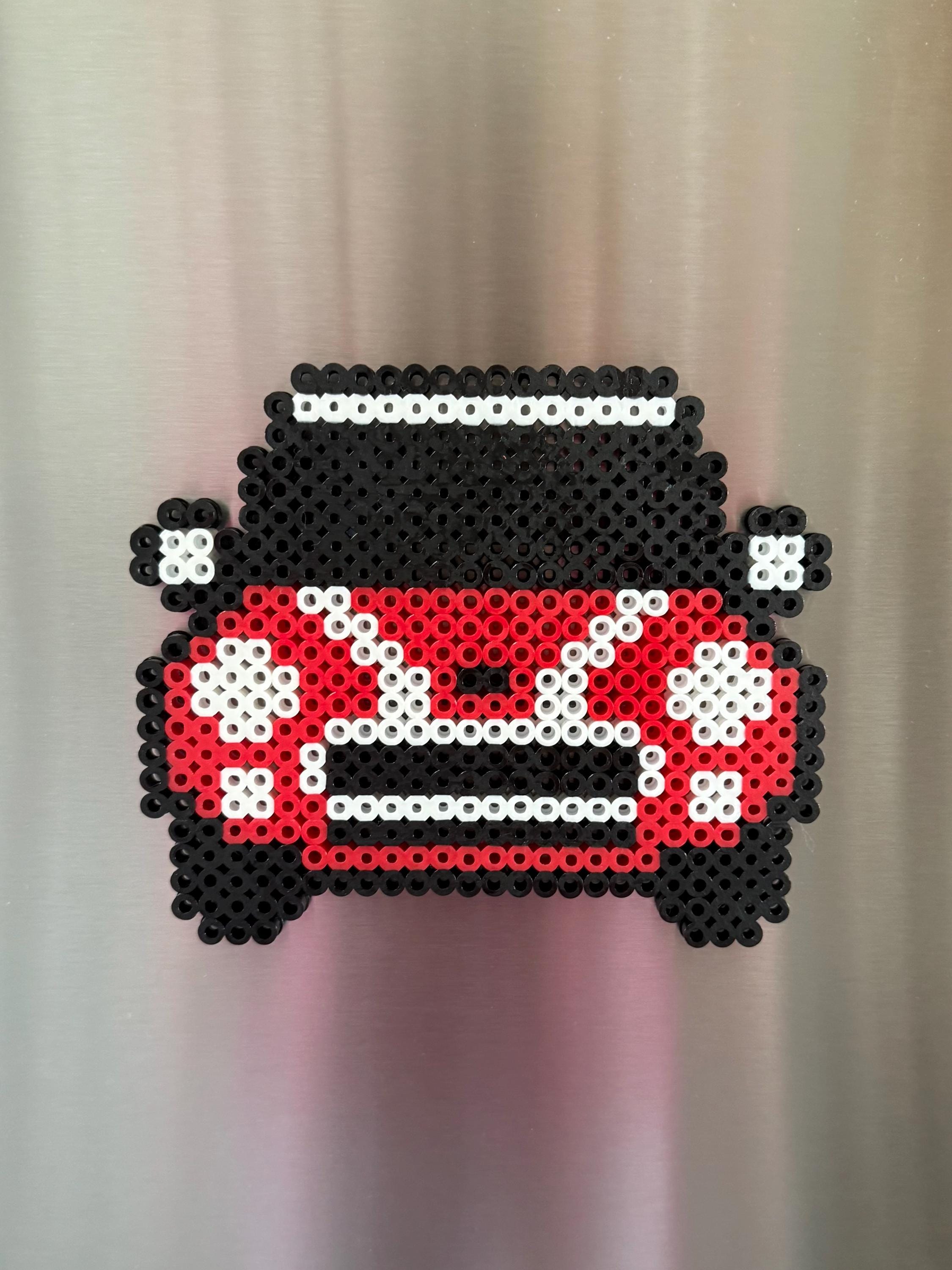 Mini Cooper Car Perler Bead Magnet | Car Enthusiast | Car Gifts | Mini ...