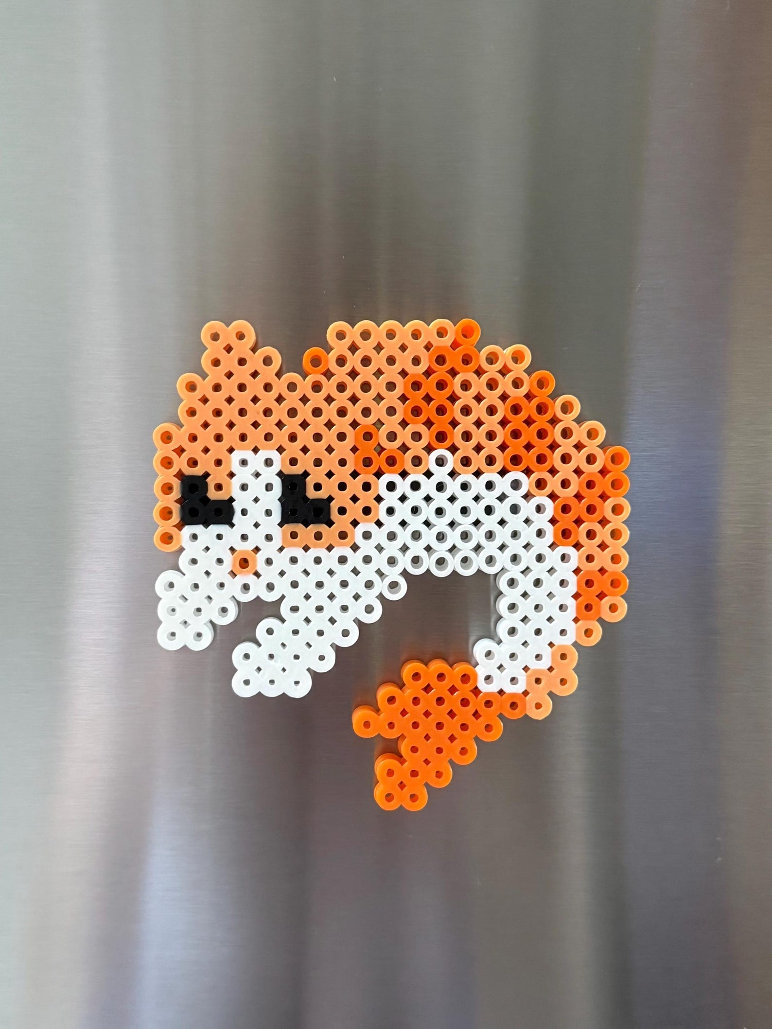 Shrimp Cat Perler Bead Magnet | Shrimp Magnet | Cat Magnet | Cute ...