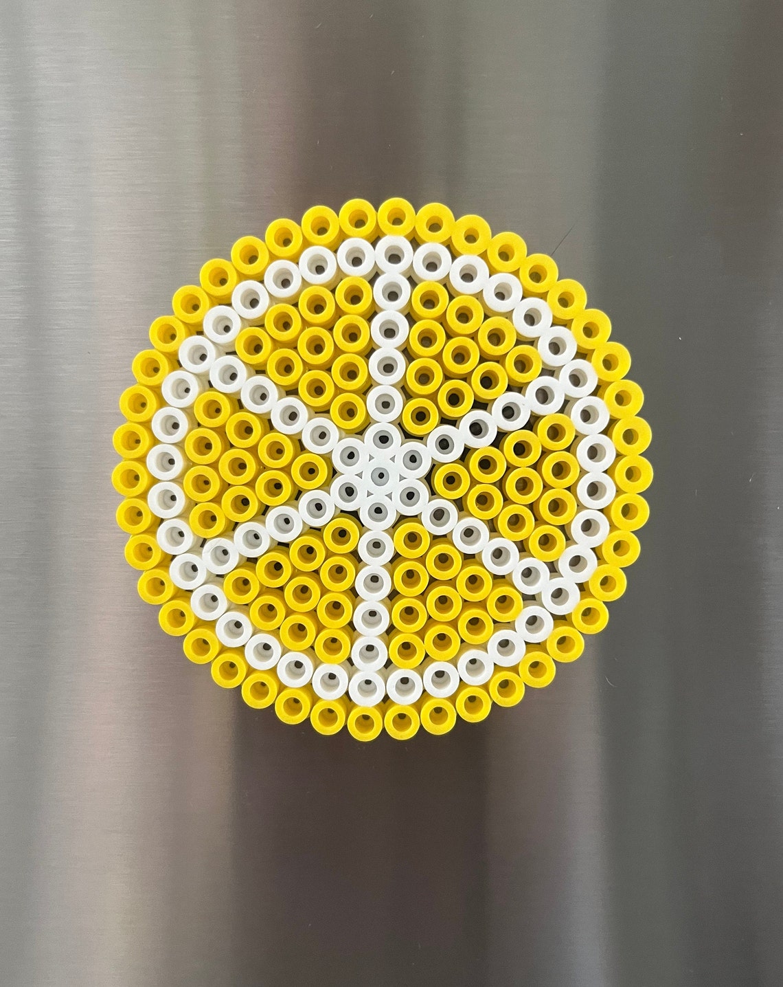 Lemon Perler Bead Magnet - Etsy
