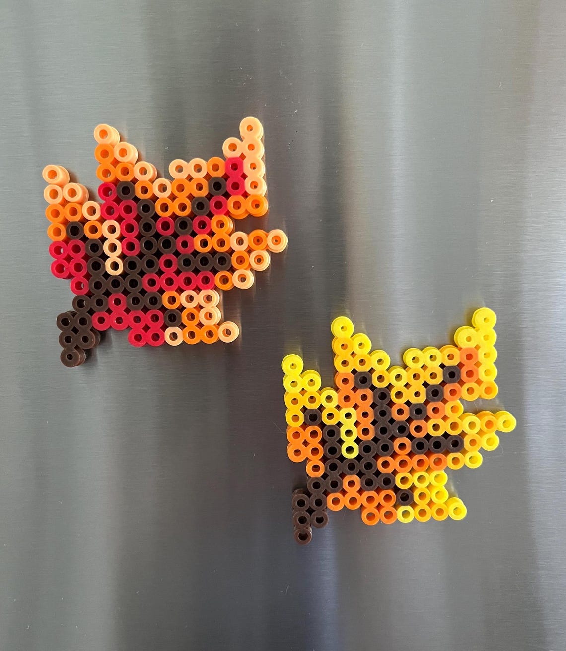 Leaf Perler Bead Magnet - Etsy