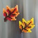 Leaf Perler Bead Magnet - Etsy