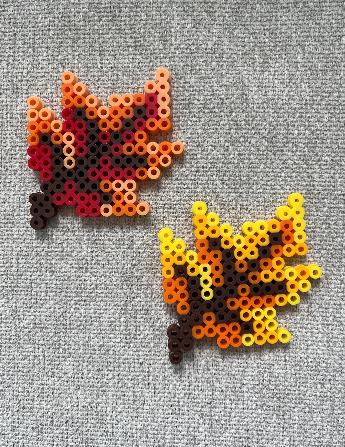 Leaf Perler Bead Magnet - Etsy