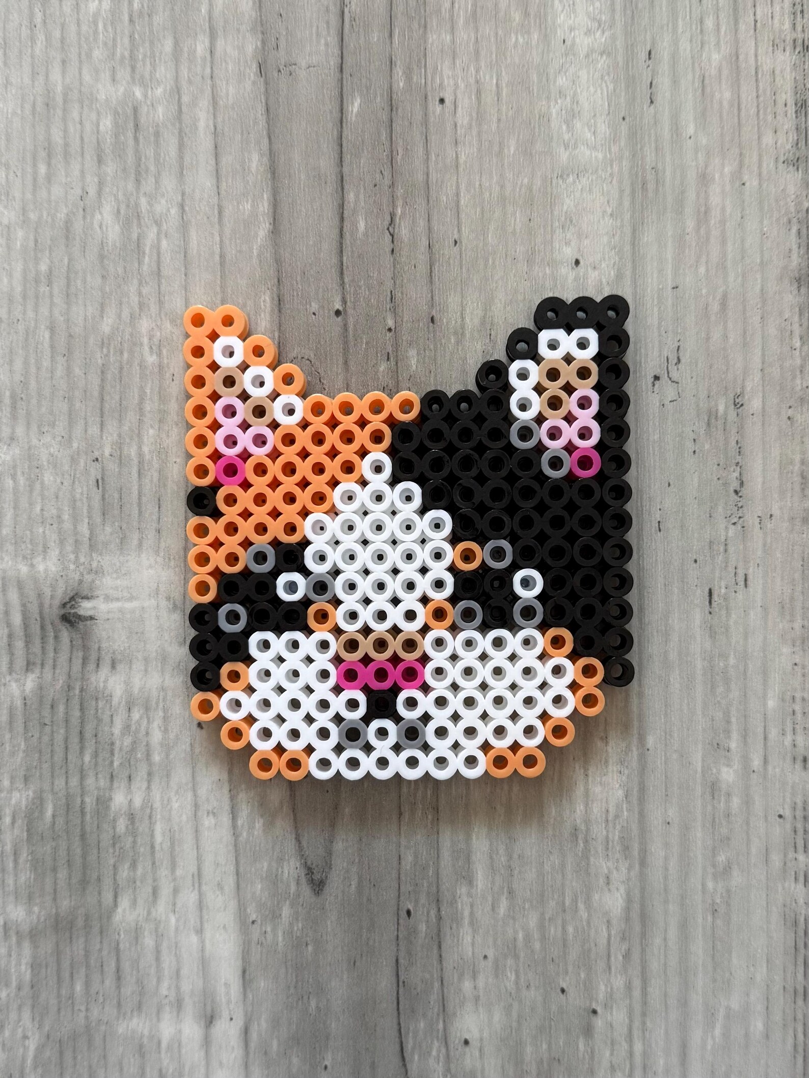 Calico Cat Perler Bead Magnet | Cat Lovers | Cat Enthusiasts | Cat ...