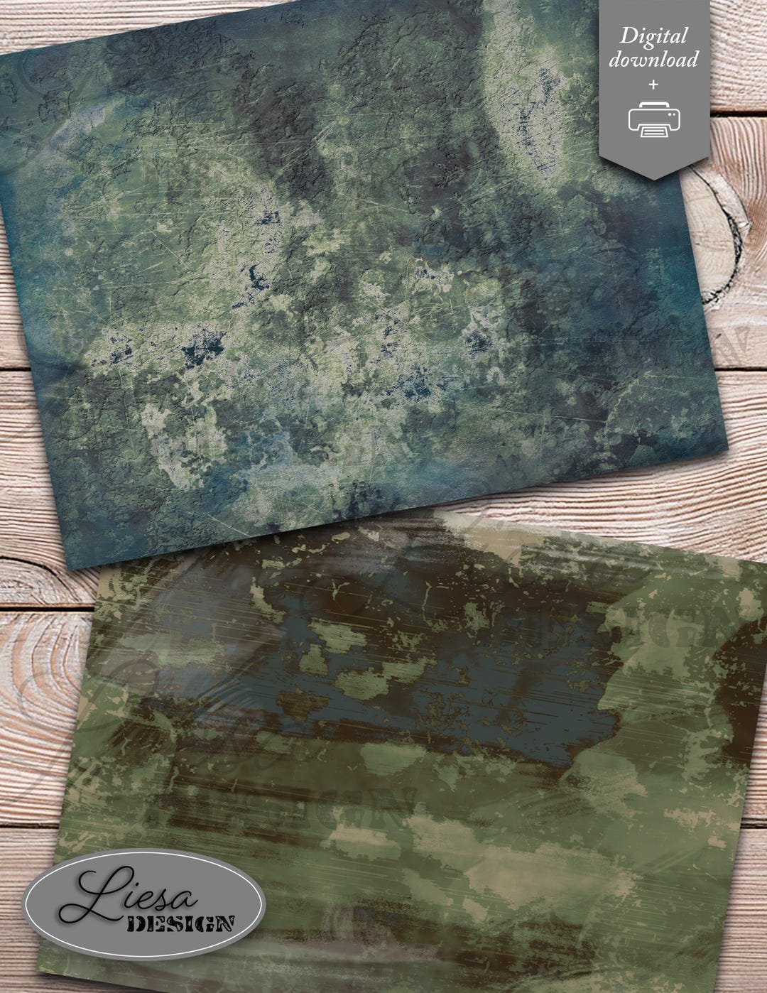 Printable Grunge Paper for Junk Journal and Scrapbooking . All Papers ...