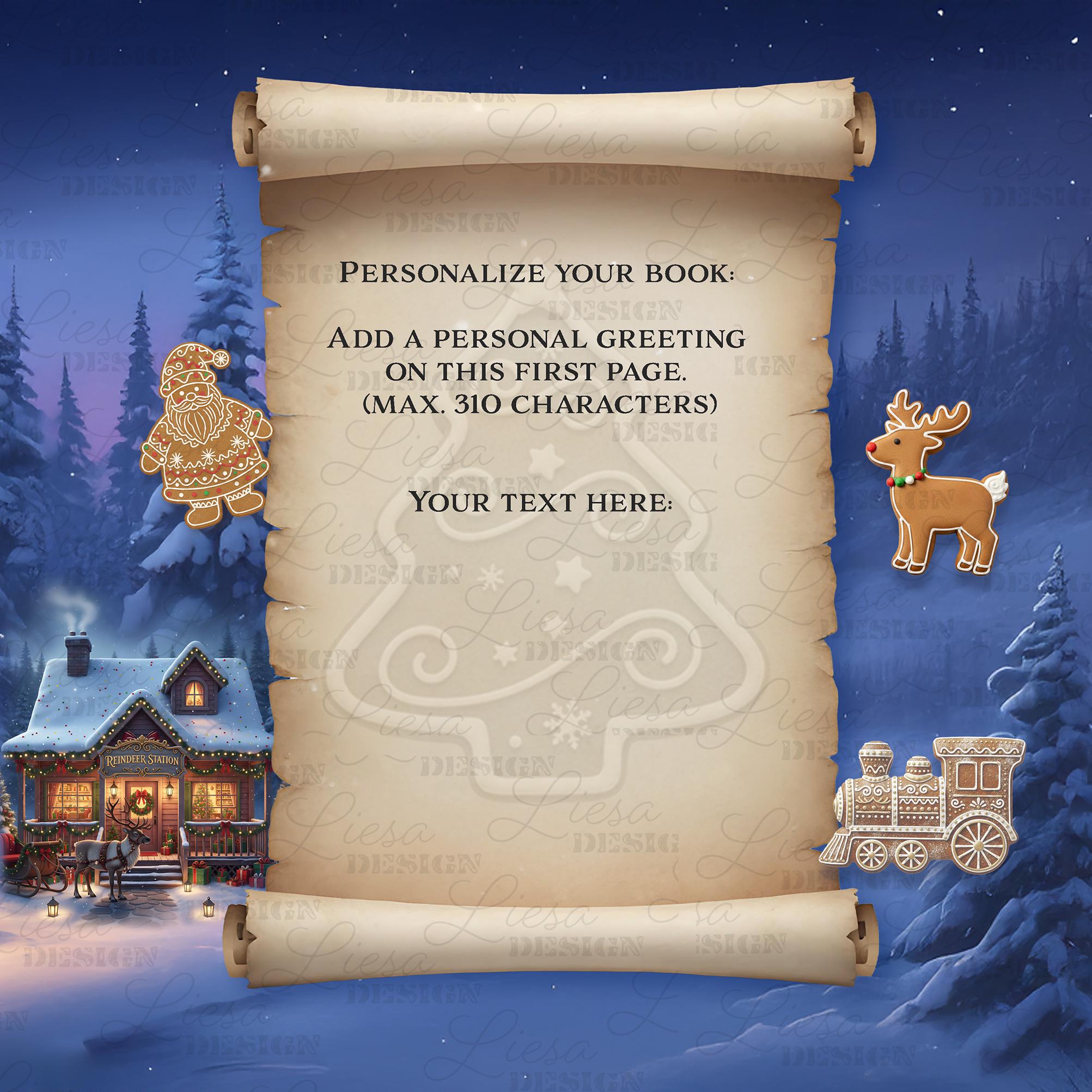 Personalized Christmas Fairy Tale Book| Kids Holiday Storybook With ...