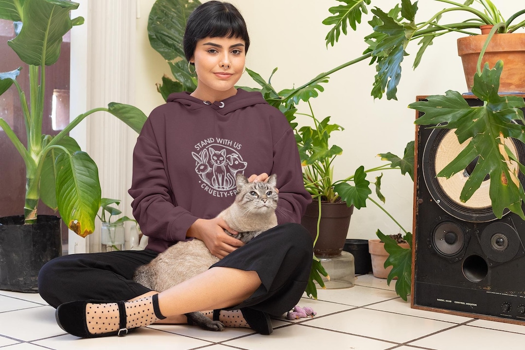 Stand by Us - Cruelty Free Graphic Hoodie - Cozy, Inspirational ...