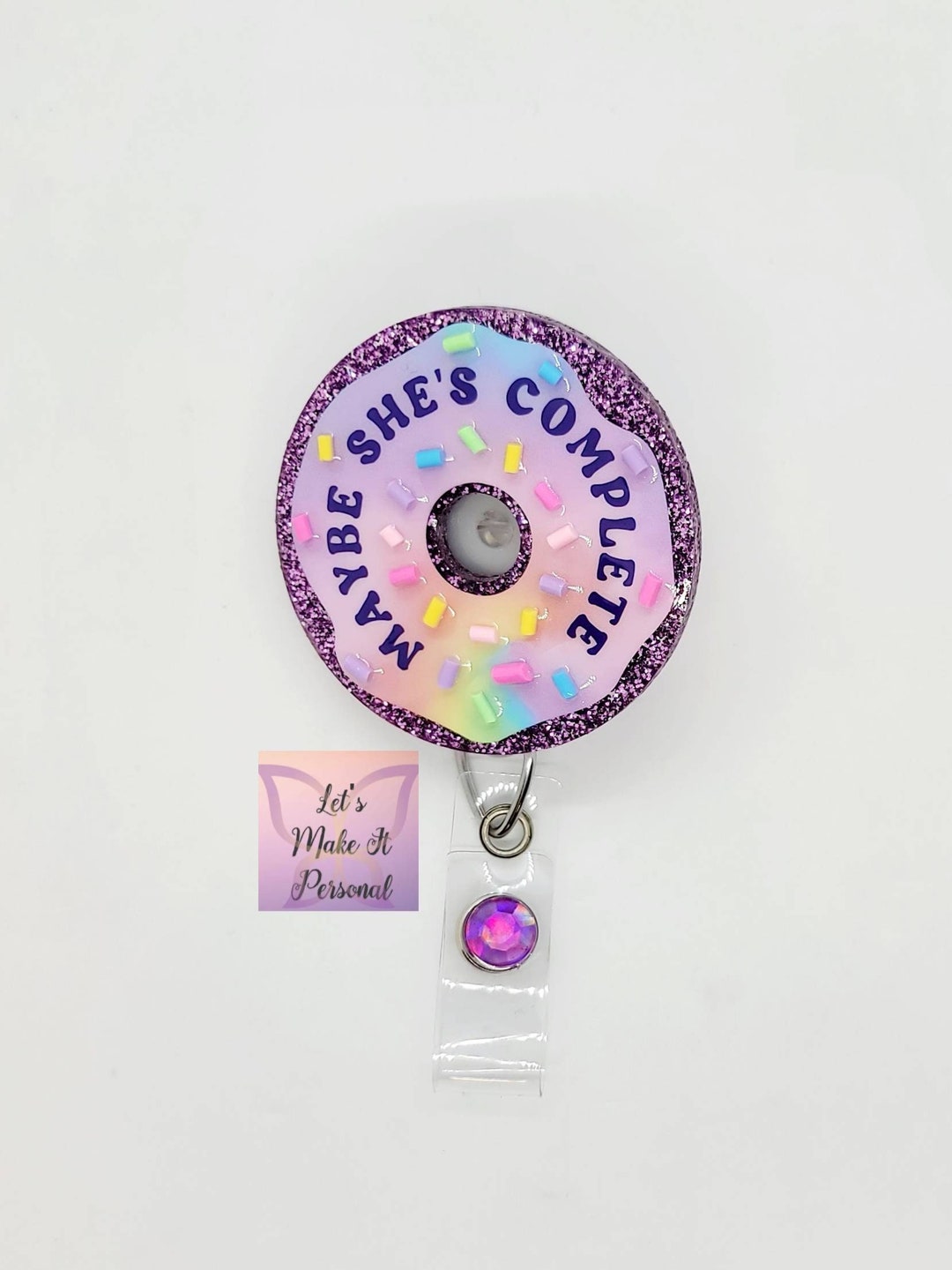 Labor and Delivery Donut Retractable Badge Reel - Etsy