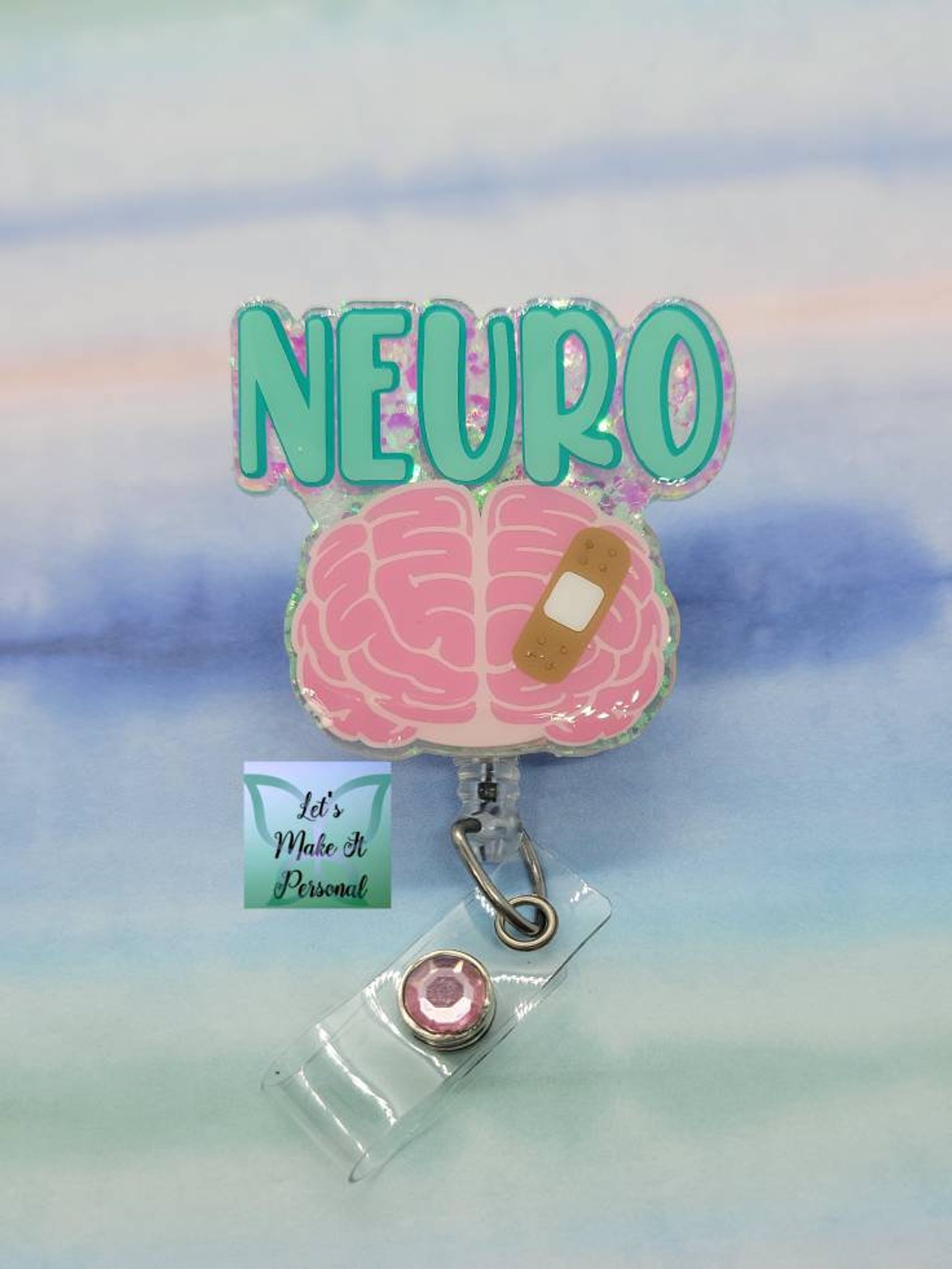 Neuro Brain Retractable Badge Reel - Etsy