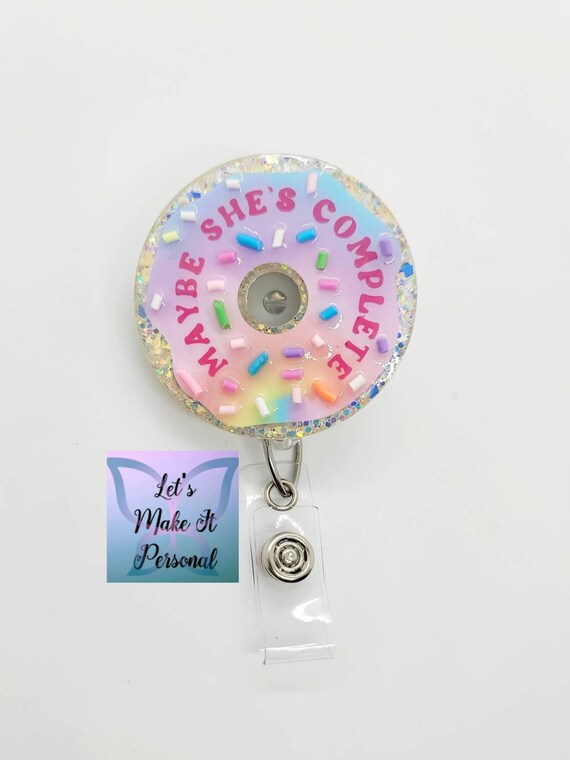 Labor and Delivery Donut Retractable Badge Reel | Etsy