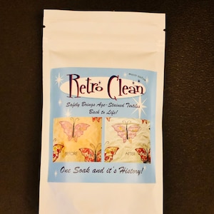 Retro Clean 4 oz package safely clean your antique or | Etsy