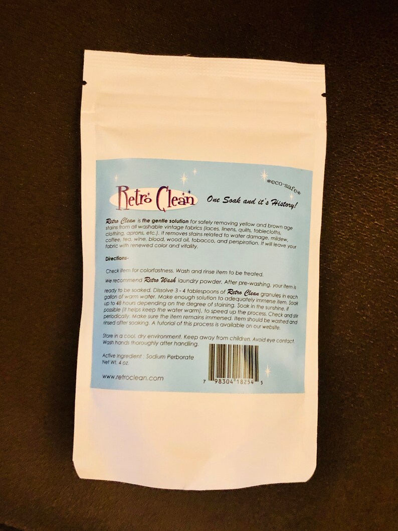 Retro Clean 4 Oz Package Safely Clean Your Antique or - Etsy
