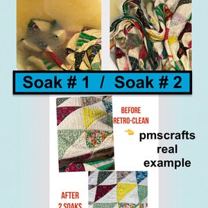 Retro Clean 4 Oz Package - Safely Clean Your Antique or Fragile Quilts ...