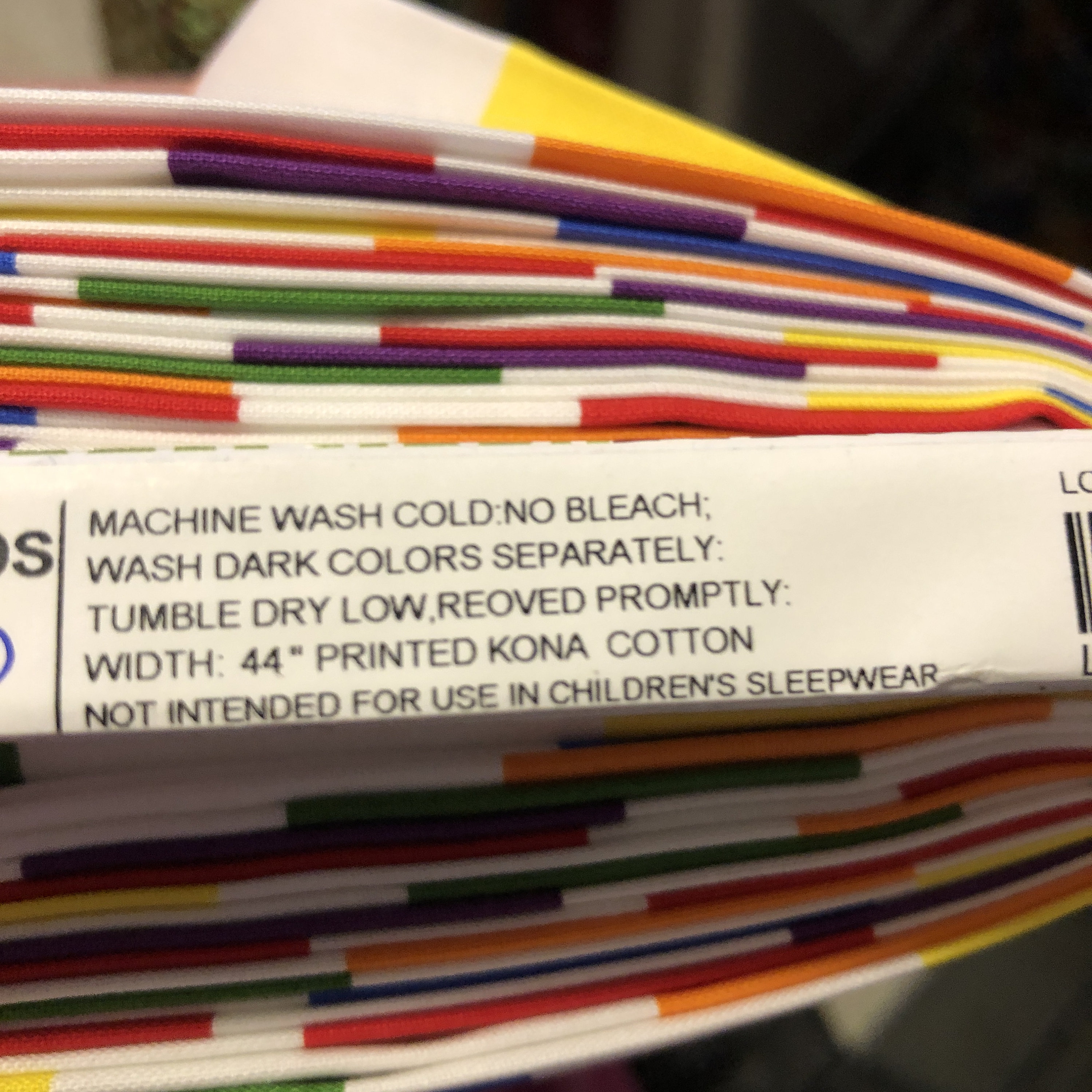 RK LGBT Rainbow Pride Flag 100% Cotton Fabric Panel Appr 23 X | Etsy